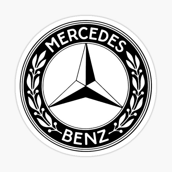 "CAR-MERCEDEZ BENZ OLD AMG LOGO" Sticker by 0odo501Auto | Redbubble