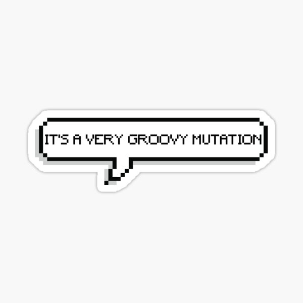 "Groovy Mutation" Sticker by RoriMarigold | Redbubble