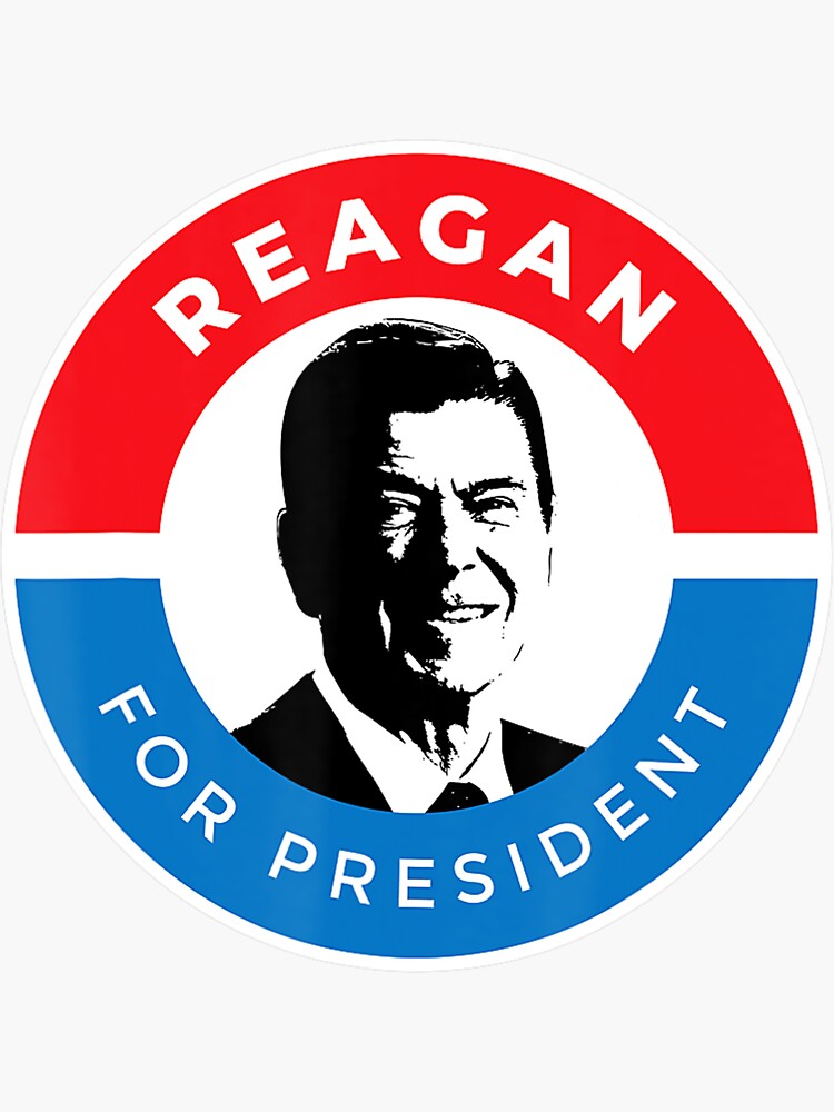 "Ronald-reagan" Sticker for Sale by aprildippolito | Redbubble