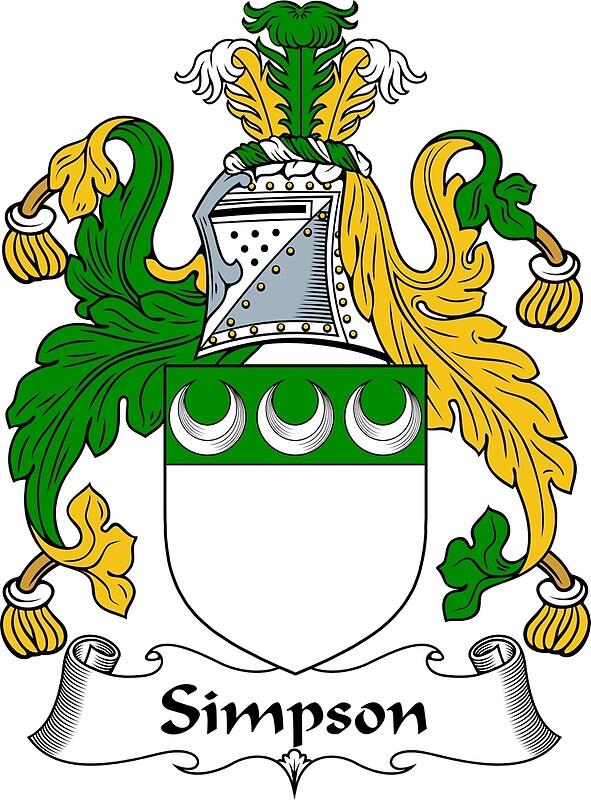 "Simpson Coat of Arms / Simpson Family Crest" by ScotlandForever ...