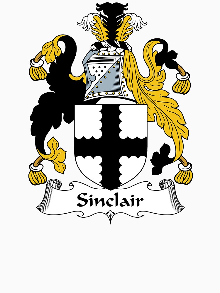 "Sinclair Coat of Arms / Sinclair Family Crest" T-shirt by ...