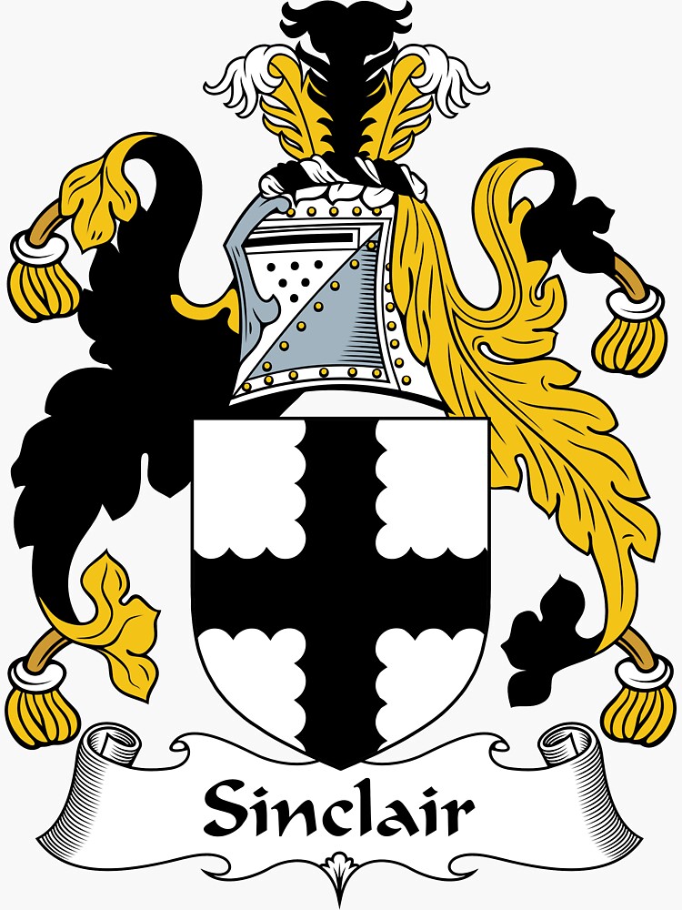 "Sinclair Coat of Arms / Sinclair Family Crest" Sticker for Sale by ...