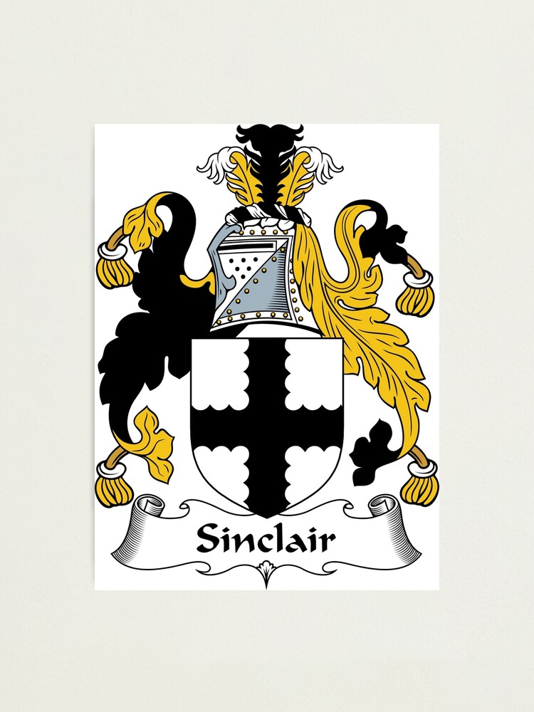 "Sinclair Coat of Arms / Sinclair Family Crest" Photographic Print by ...
