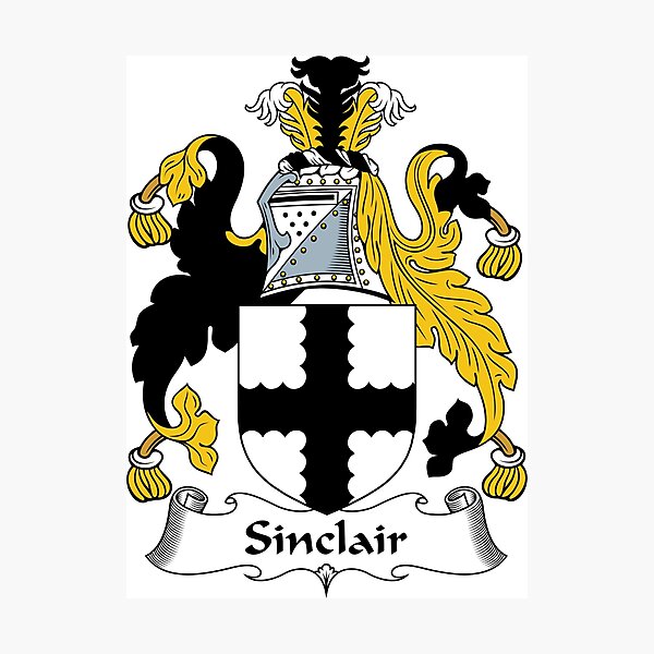 "Sinclair Coat of Arms / Sinclair Family Crest" Photographic Print by ...