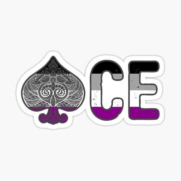 Ace Of Spades Asexual Pride Asexuality Lgbt Sticker For Sale By
