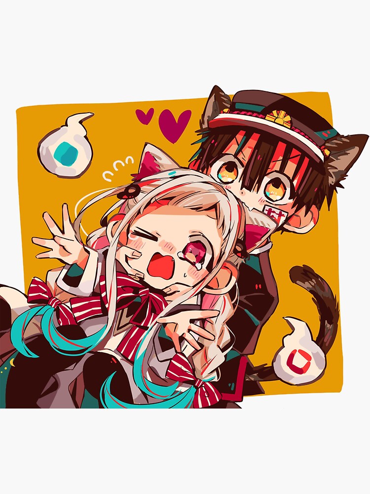 "Toilet Bound Super Kawaii Hanako Kun and Nene" Sticker for Sale by ...