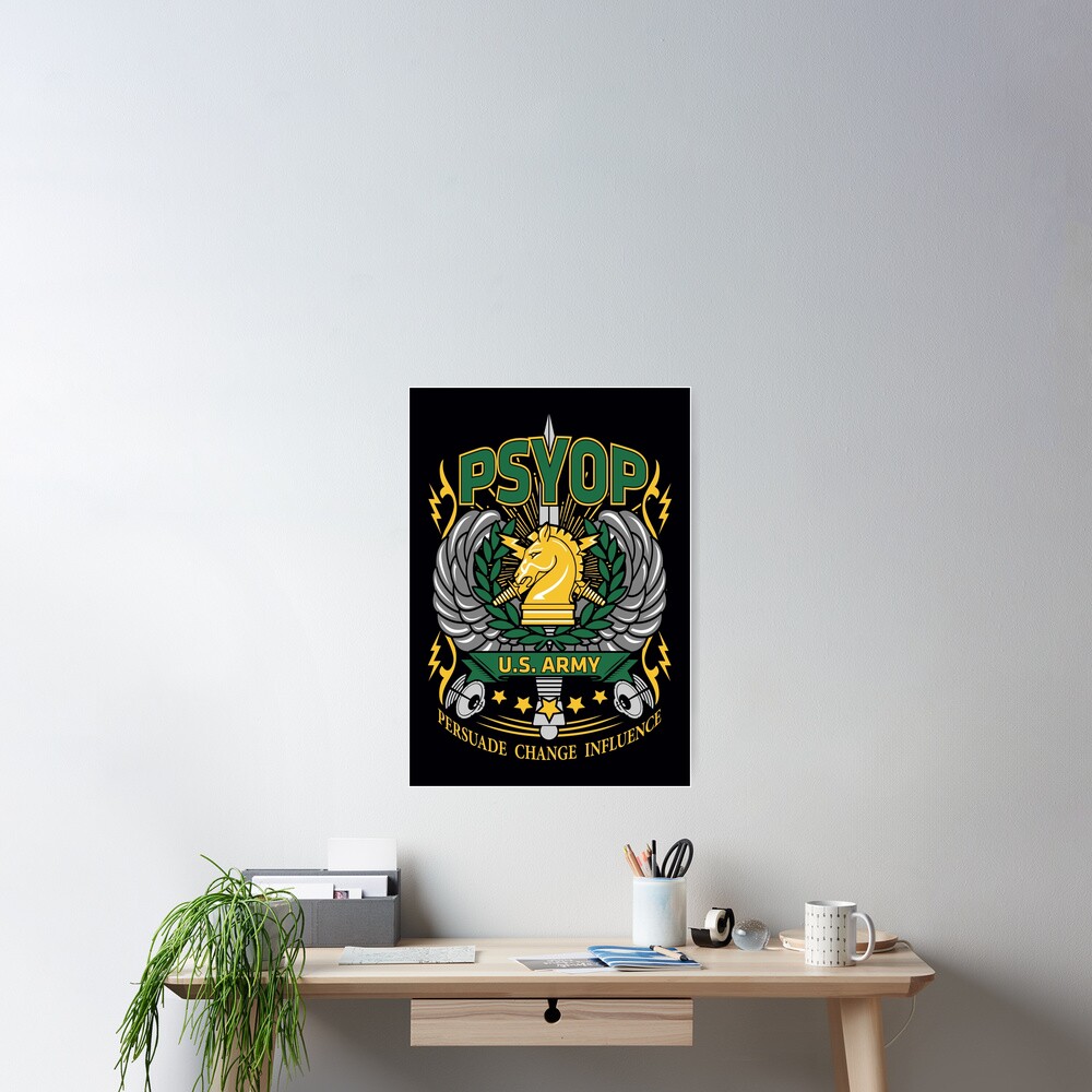 "Psychological Operations" Poster for Sale by HighSpeedWear | Redbubble