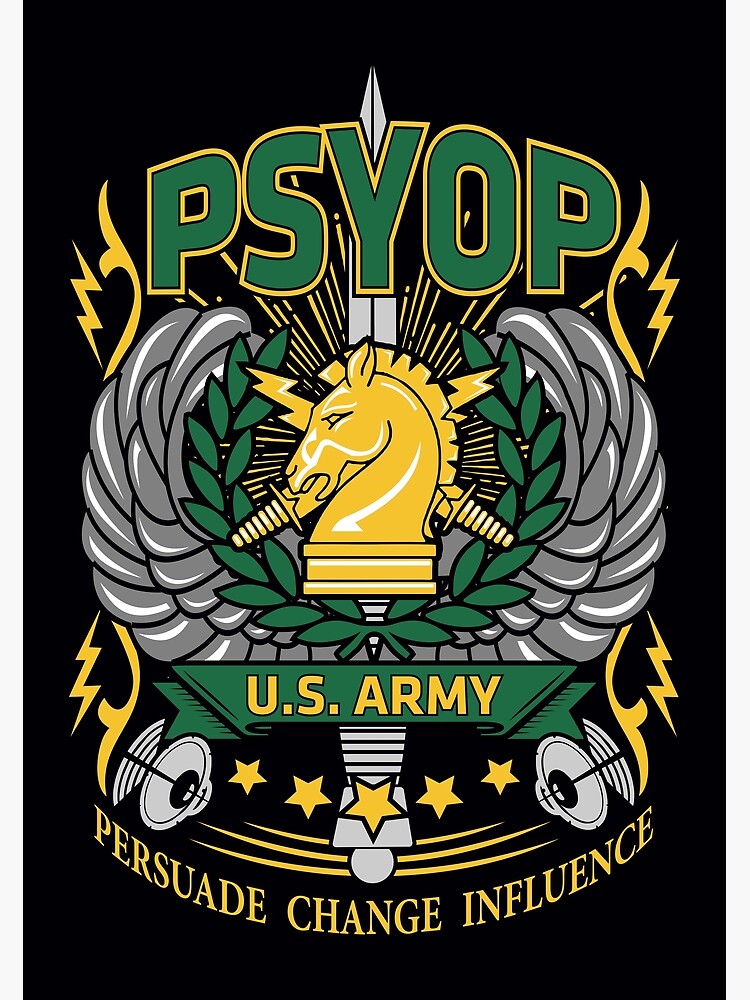 Psychological Operations Premium Matte Vertical Poster sold by Cutt ...