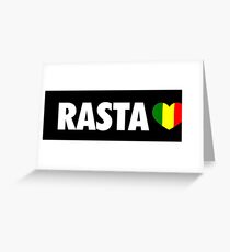 Rasta: Greeting Cards | Redbubble