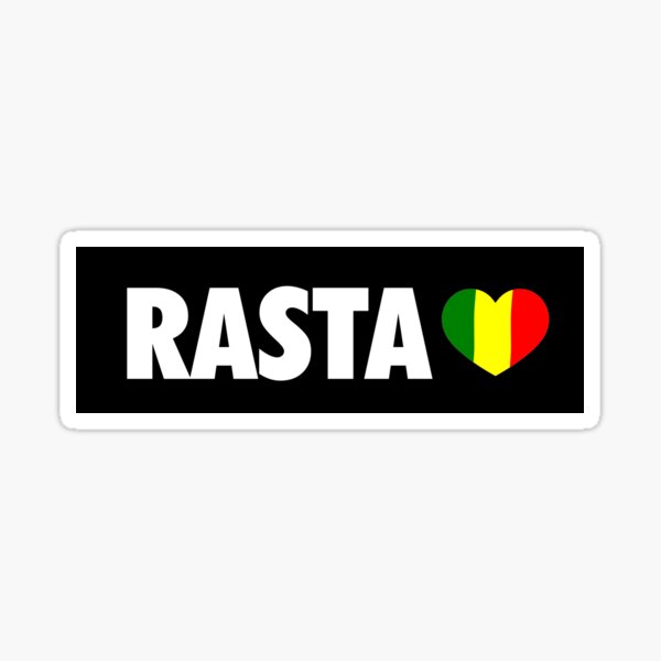 "RASTA" Sticker for Sale by wildserenity | Redbubble
