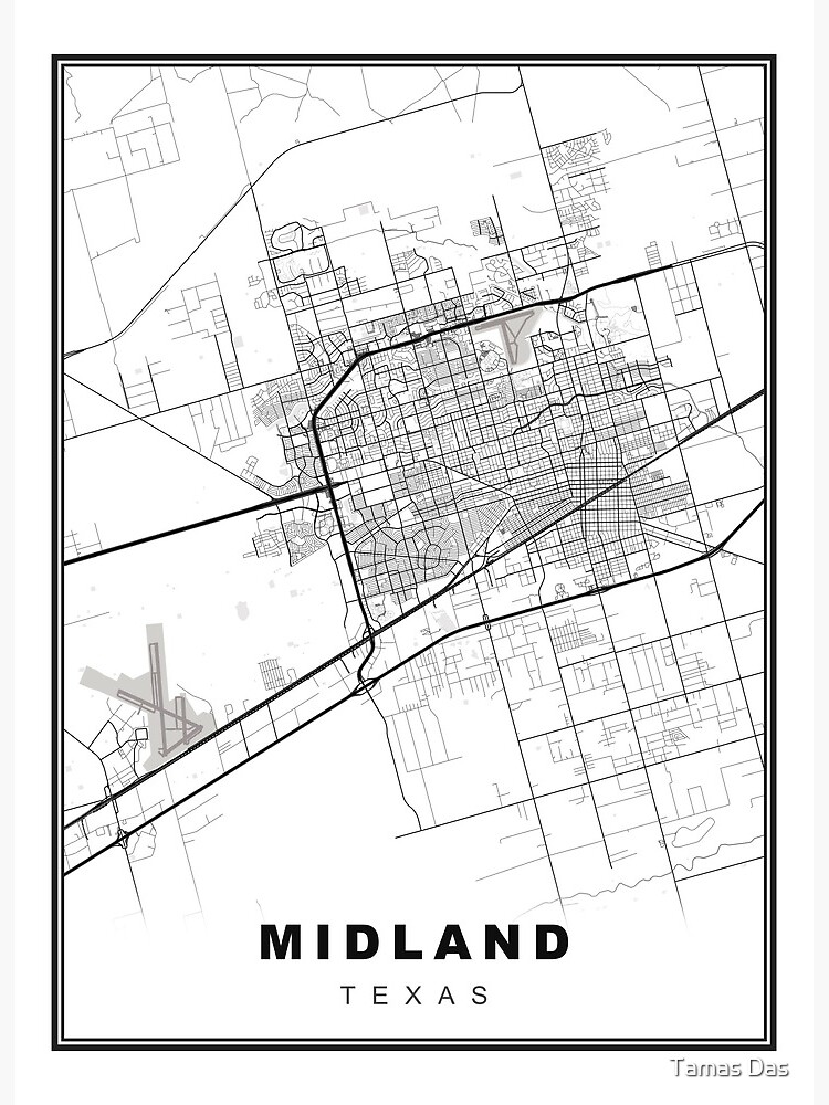 City Of Midland Map