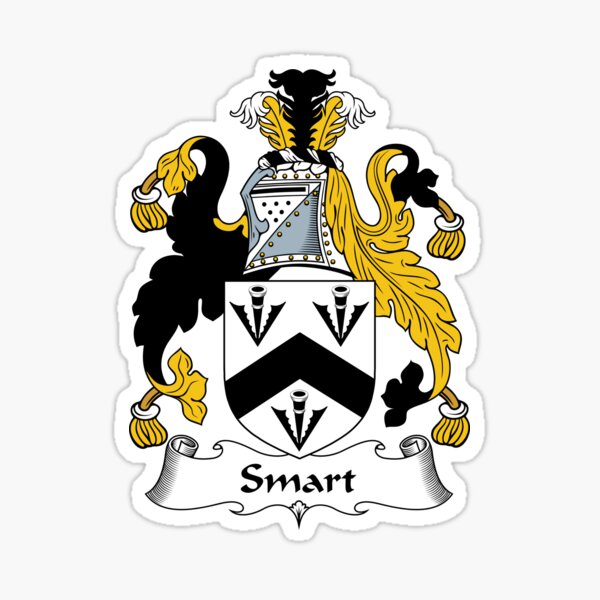 "Smart Coat of Arms / Smart Family Crest" Sticker for Sale by ...