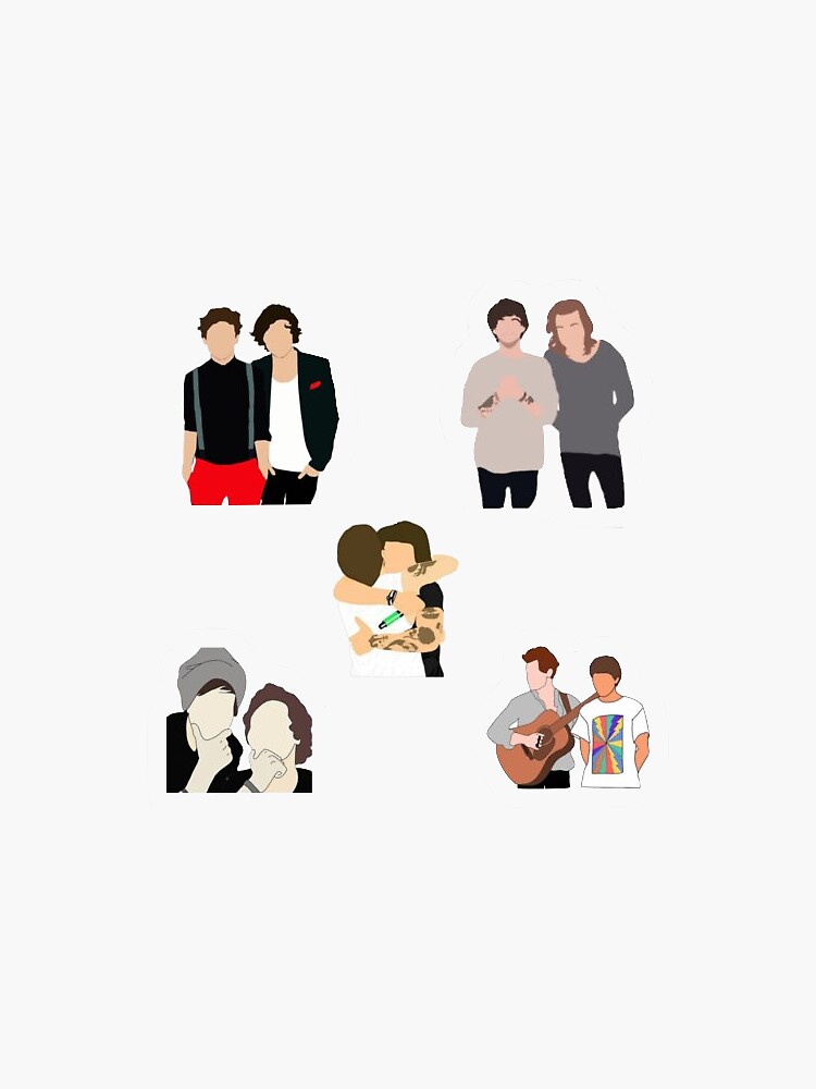 "Larry Stylinson -Sticker pack" Sticker for Sale by Isabella-bubbl3 ...