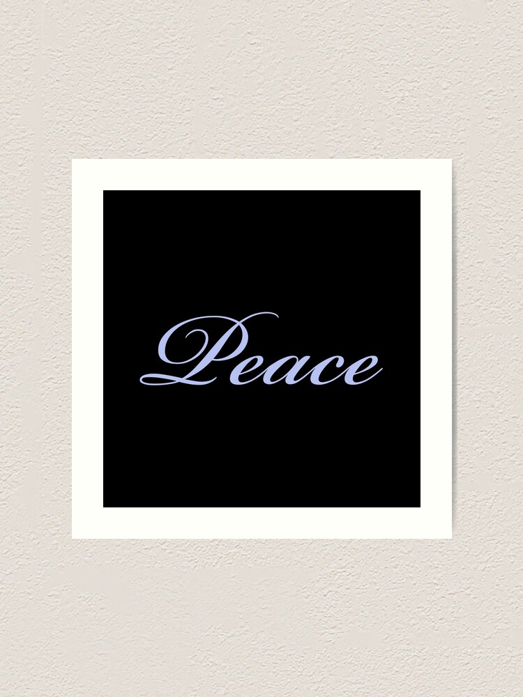 "PEACE AESTHETIC" Art Print by sanchidora26 | Redbubble