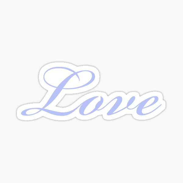 "LOVE AESTHETIC" Sticker by sanchidora26 | Redbubble