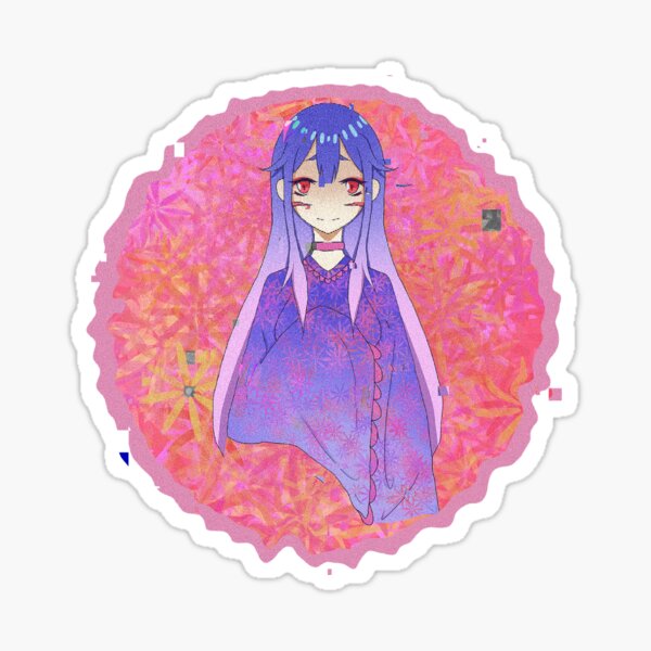 "Blue Demon Girl" Sticker for Sale by Zetso1 | Redbubble
