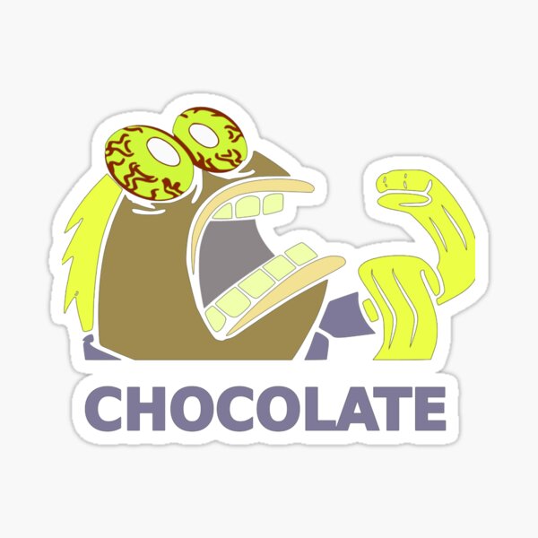 "Chocolate Fish from Spongebob" Sticker for Sale by IreneRaehse | Redbubble