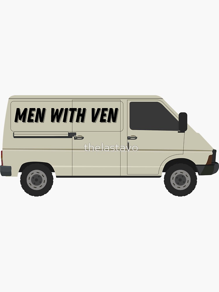 "Men With Ven" Sticker for Sale by thelastavo | Redbubble