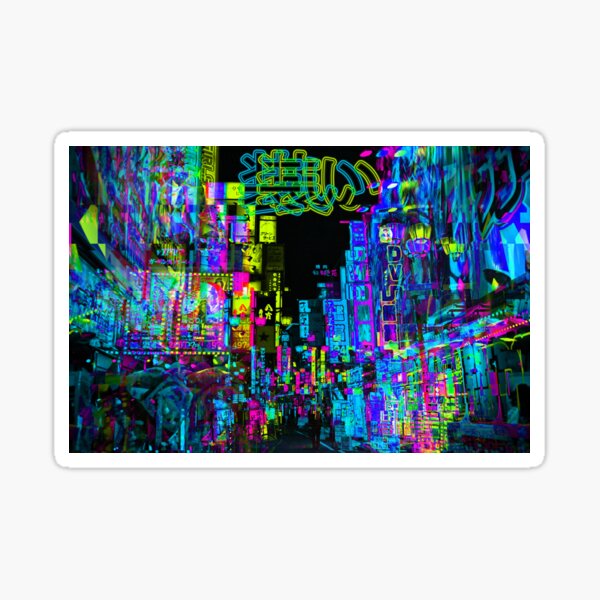 "Neo Tokyo" Sticker for Sale by CorruptedFrenzy | Redbubble