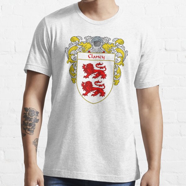 "Clancy Coat of Arms/Family Crest" T-shirt by IrishArms | Redbubble ...