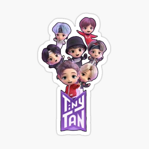 Bts Tiny Tan Downy Stickers | Redbubble