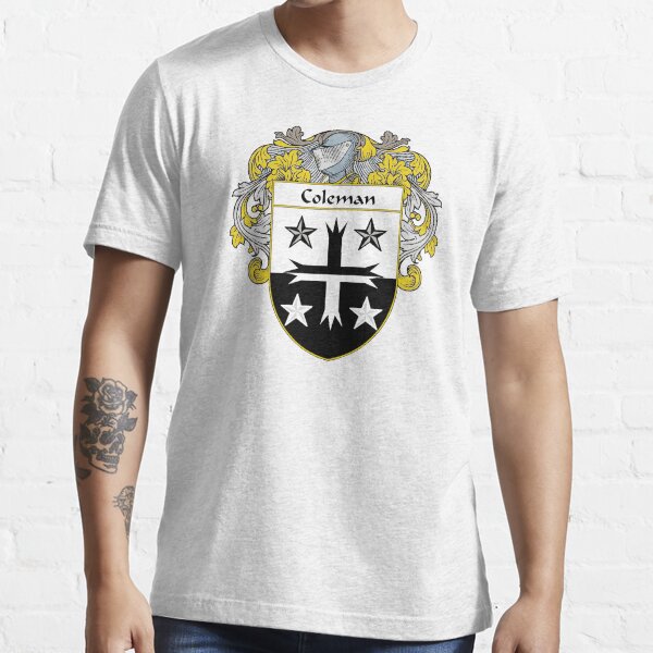 "Coleman Coat of Arms/Family Crest" T-shirt for Sale by IrishArms ...