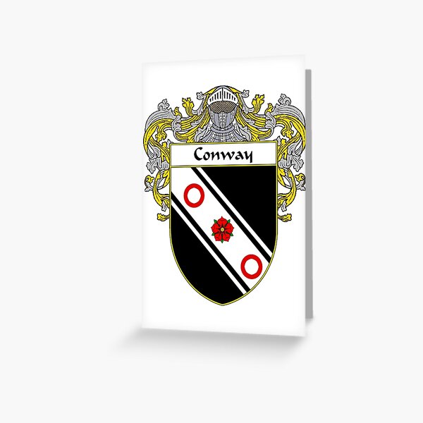 "Conway Coat of Arms/Family Crest" Greeting Card for Sale by IrishArms ...