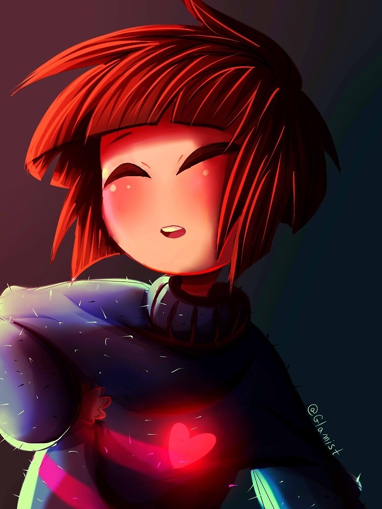 "Undertale - Frisk's soul" by Glamist | Redbubble