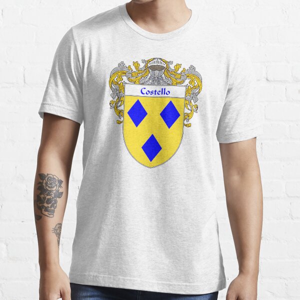 "Costello Coat of Arms/Family Crest" T-shirt for Sale by IrishArms ...