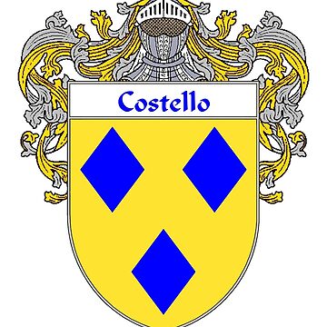 "Costello Coat of Arms/Family Crest" Canvas Print for Sale by William ...