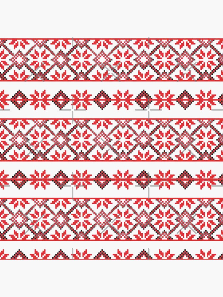 "Eastern Europe Pattern, Traditional Folk, Folklor" Sticker for Sale by ...