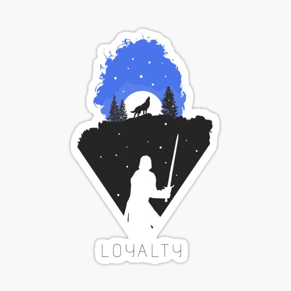 "Loyalty" Sticker for Sale by alphaprint | Redbubble