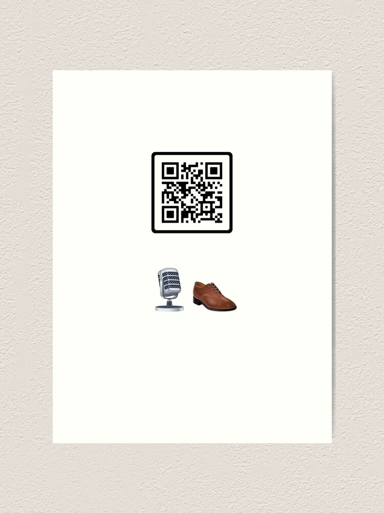 "RICK ROLL QR CODE - MEME" Art Print for Sale by Kiviii | Redbubble