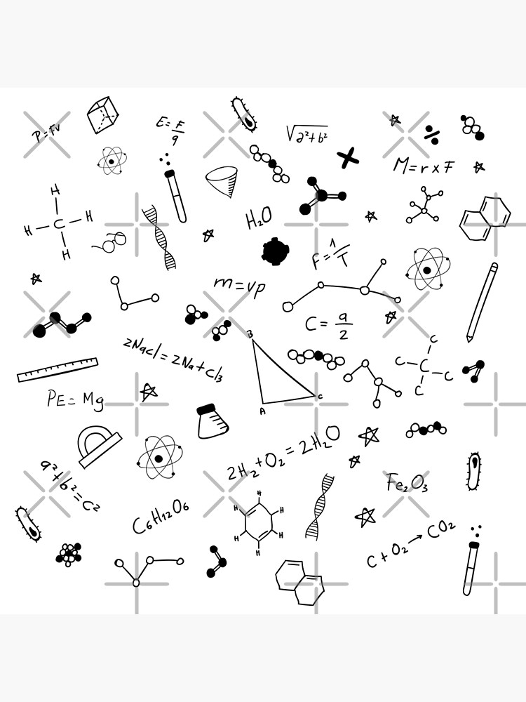 "scientific formulas" Poster for Sale by Anzarr | Redbubble