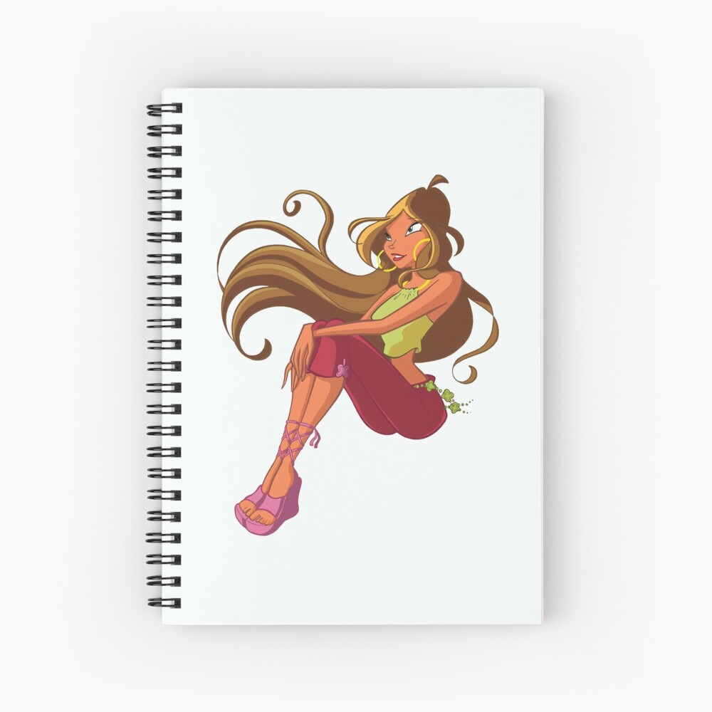 "Flora Winx Club" Spiral Notebook by milkyplanet | Redbubble