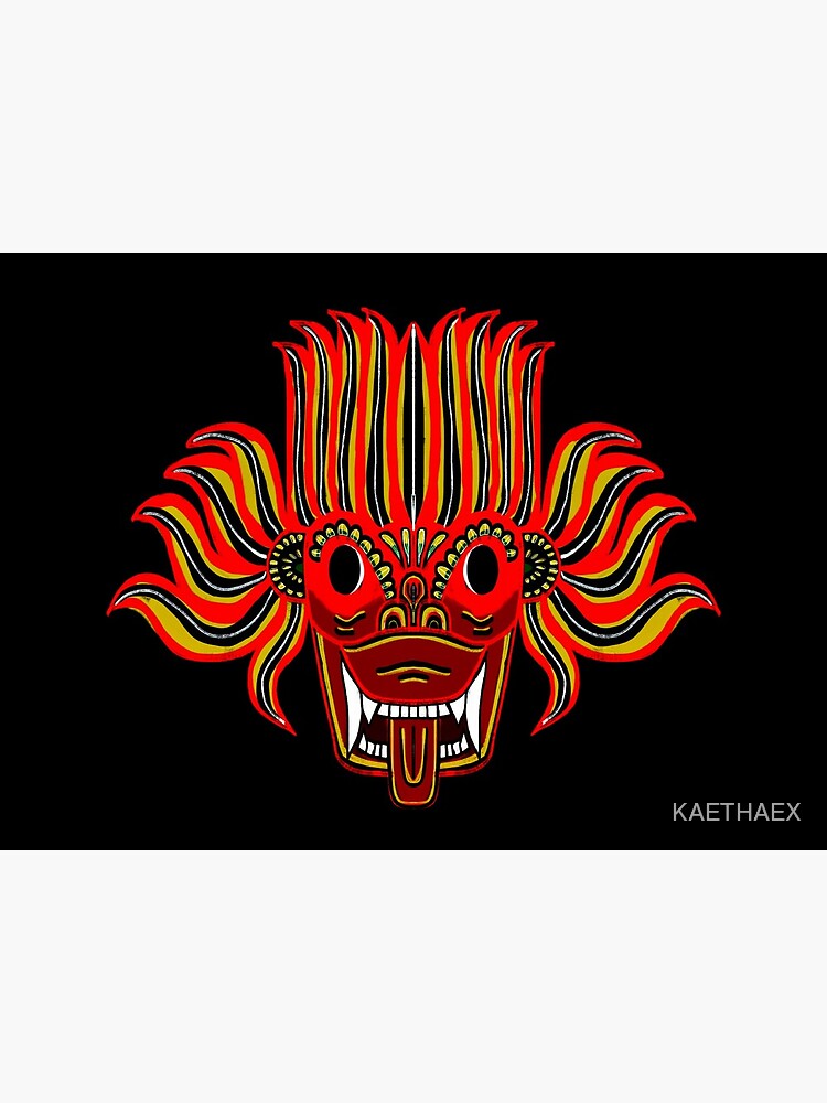 "Ves muhunu Collection (Traditional Devil Mask Set)" Art Board Print ...