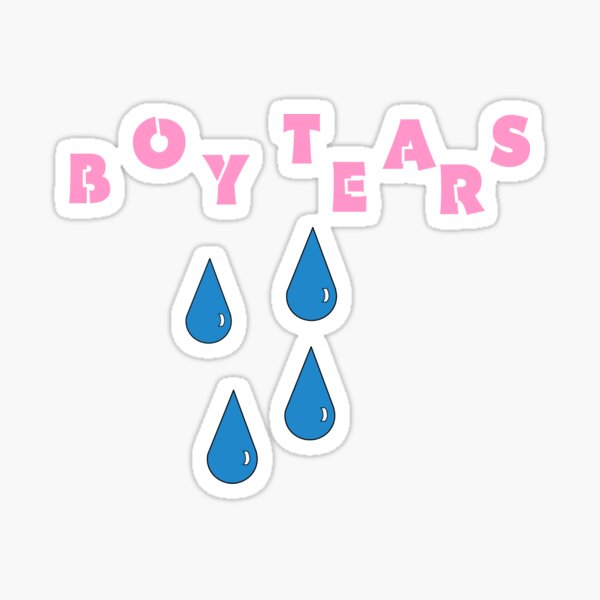 "Boy tears" Sticker by cutiekoala | Redbubble
