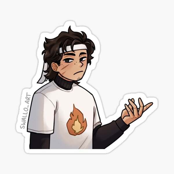 "Sapnap" Sticker for Sale by Swallo | Redbubble