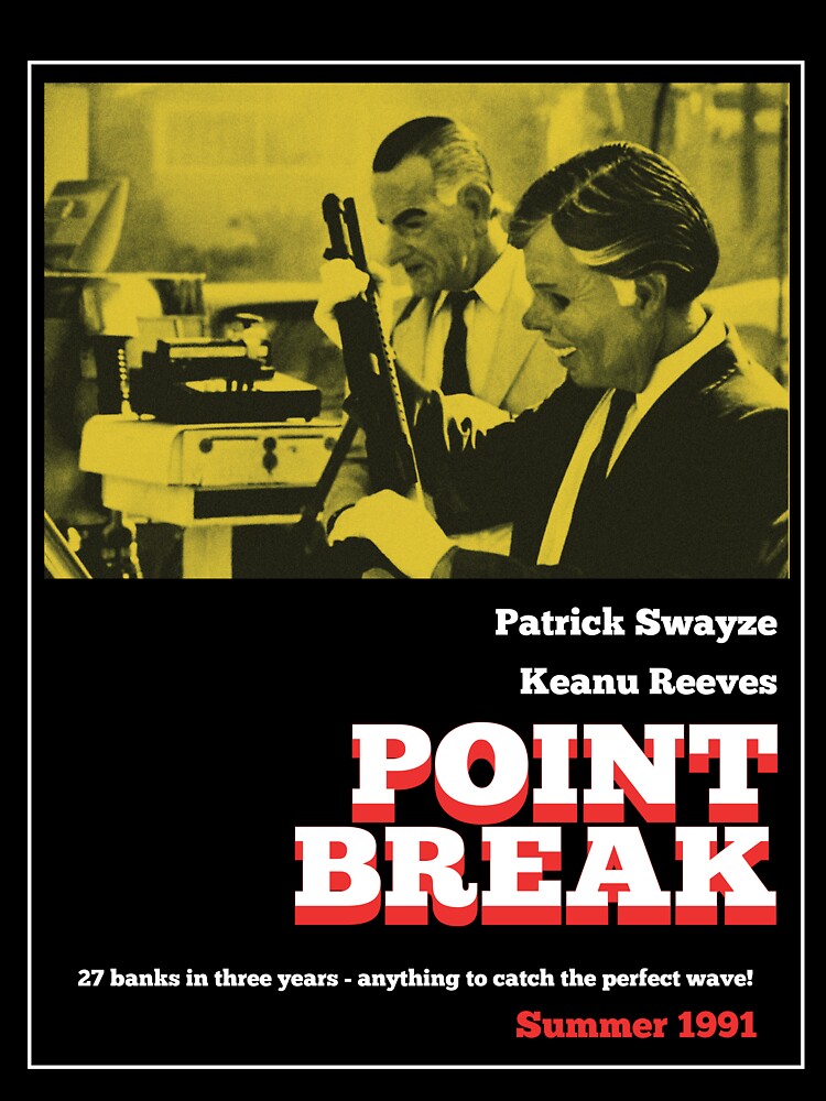 "Point Break - 70s Grindhouse style" T-shirt for Sale by colombeat ...