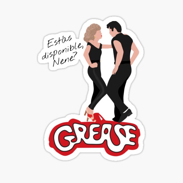 "Grease" Sticker for Sale by Kelindoshop | Redbubble