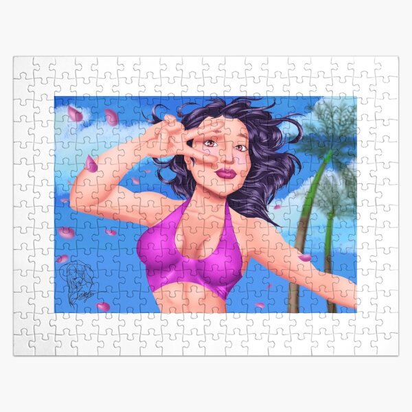 Sexy Girl On The Beach Jigsaw Puzzles Redbubble