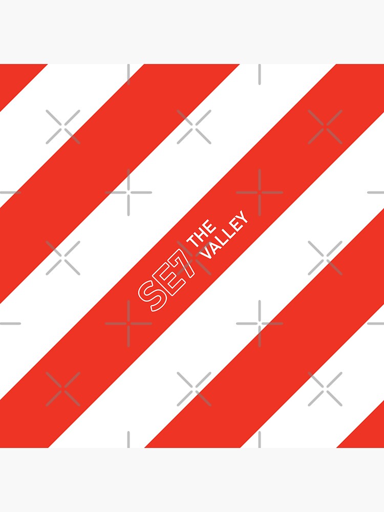 "CAFC - The Valley Footy Stripes" Sticker for Sale by footystripes ...