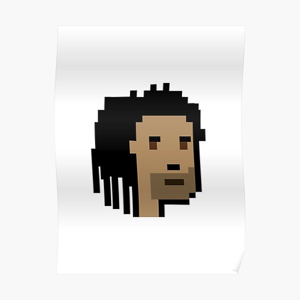 "Cryptopunk" Poster for Sale by LordArt | Redbubble