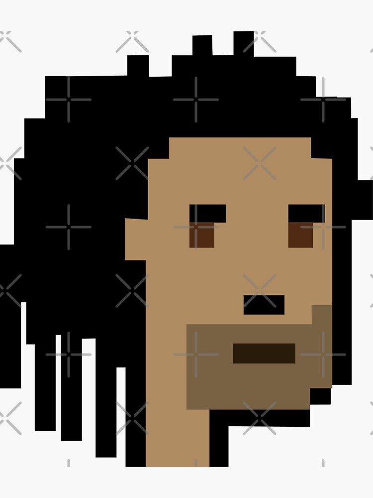 "Cryptopunk" Sticker for Sale by LordArt | Redbubble