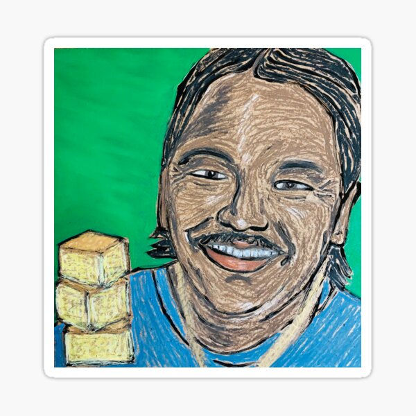 "Whatcha Gon Gimme for a piece of Cornbread" Sticker for Sale by ...