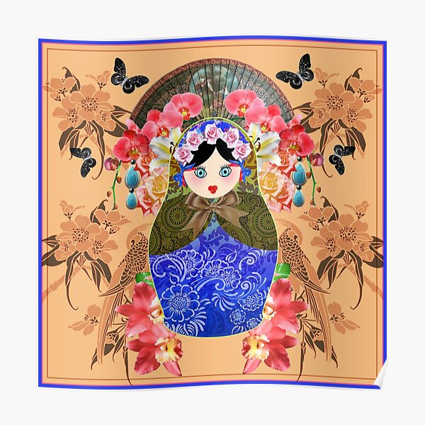 "Matryoshka / Russian doll" Poster for Sale by Petitelulu | Redbubble
