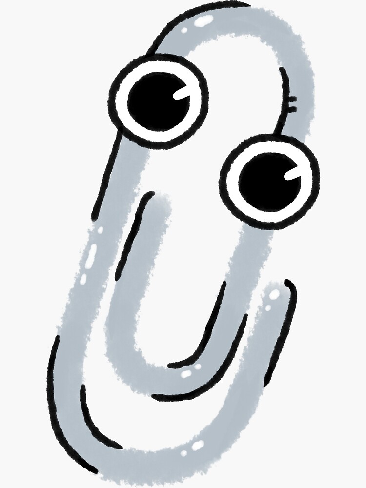 "Clippy" Sticker for Sale by lexissketches | Redbubble