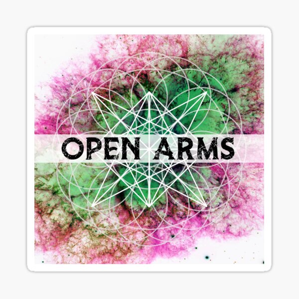 "Open arms " Sticker by Lupachal | Redbubble