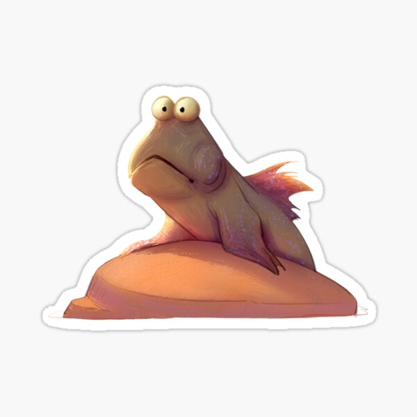 "Mudskipper" Sticker for Sale by PaulaBS | Redbubble