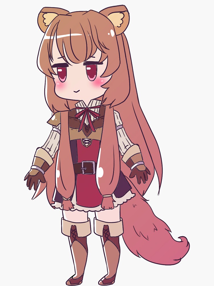 Sticker « Chibi Raphtalia La montée du héros du bouclier », par ...